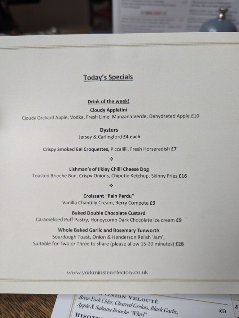 Lunch With a View - York Minster Refectory Review ⋆ Best Things To Do ...