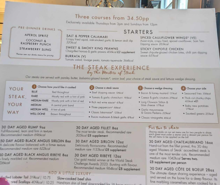 Dinner at Miller & Carter in York - Review ⋆ Best Things To Do In York